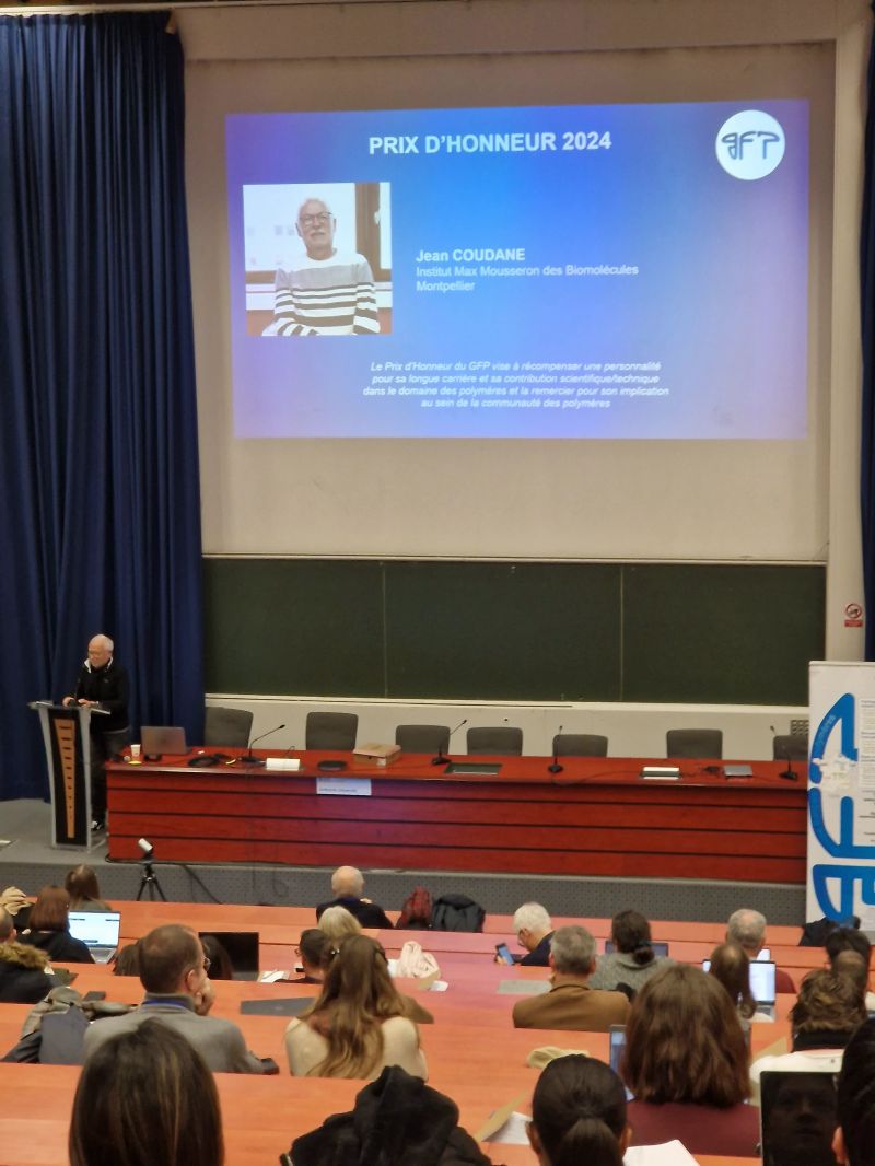Congratulations to Jean Coudane for the GFP 2024 honorary award — IBMM ...